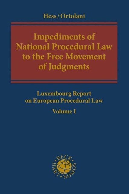 Impediments of National Procedural Law to The Free Movement of ...