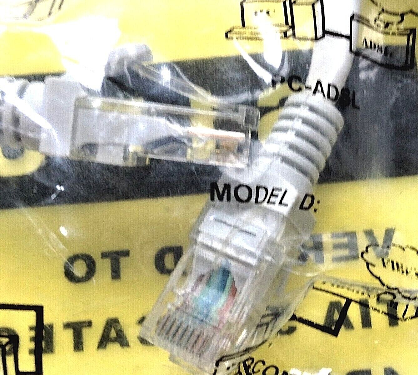 3 Patch Cables Up 5004 Category 5E ETL Verified ETA/TIA -568B, UTP 4 ...
