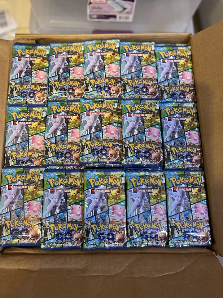 20 Pokemon TCG Pokemon Go Booster Packs - One 20 Pack Lot of Sealed ...