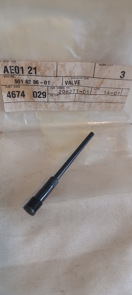 Husqvarna AYP RedMax 501 62 96-01 Fuel Tank Vent Valve NOS OEM | eBay