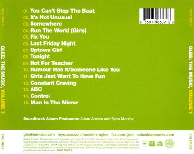 GLEE - GLEE: THE MUSIC, VOL. 7 NEW CD 886979860728| eBay