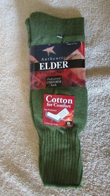Authentic Elder Professional Uniform Socks - Cotton - Size 12 - 13 (B ...