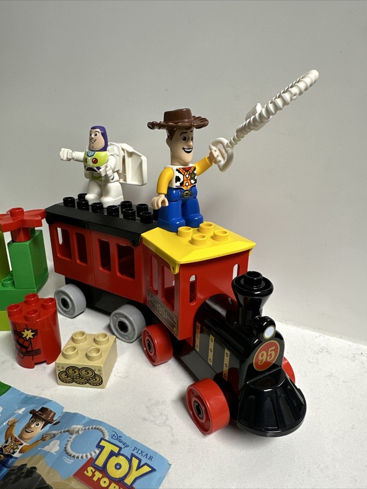 LEGO DUPLO Toy Story Train 10894 with Woody and Buzz Lightyear No Box ...