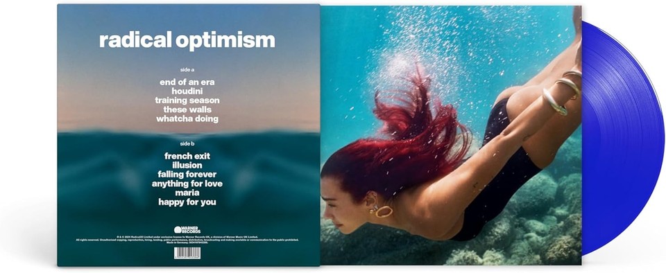 Dua Lipa Radical Optimism (Dark Blue Vinyl), Radical Optimis (Vinyl ...