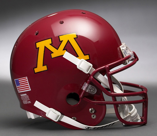 MINNESOTA GOLDEN GOPHERS Schutt XP Full Size AUTHENTIC Gameday Football ...