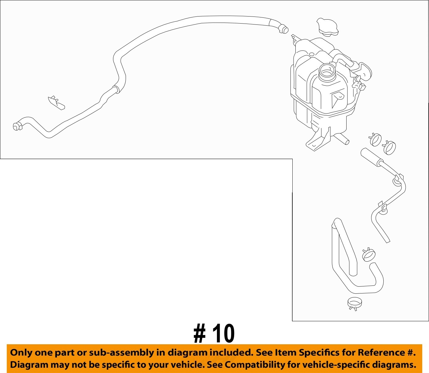 NISSAN OEM Xterra Radiator Coolant Overflow-Reservoir Expansion Tank ...