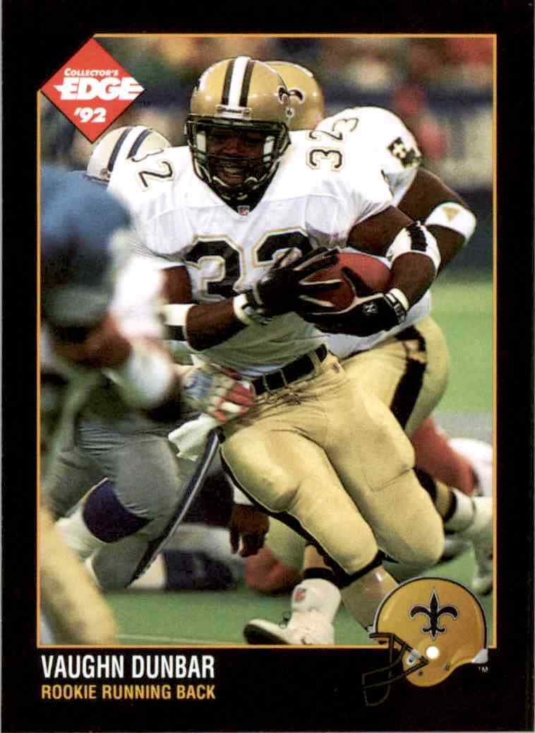 1992 Collectors Edge Vaughn Dunbar RC New Orleans Saints #235 | eBay