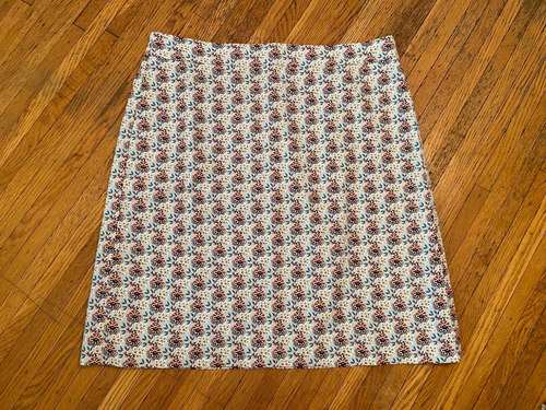 J. Crew Point Sur blue floral skirt. | eBay