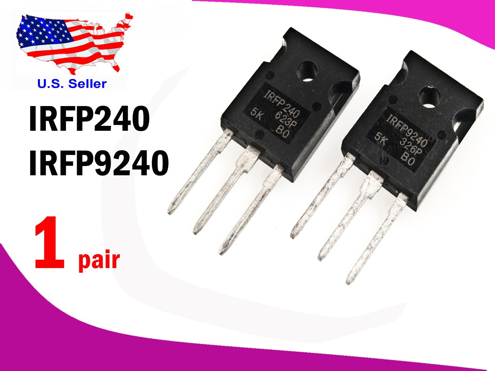 IRFP240 & IRFP9240 (1 pair) MOSFET Transistor - Fast shipping w ...