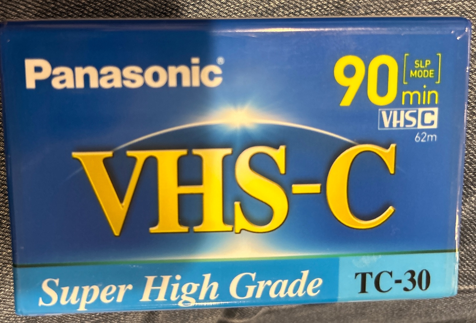 Panasonic VHS-C Super High Grade TC-30 90 Minute Compact Video Cassette ...
