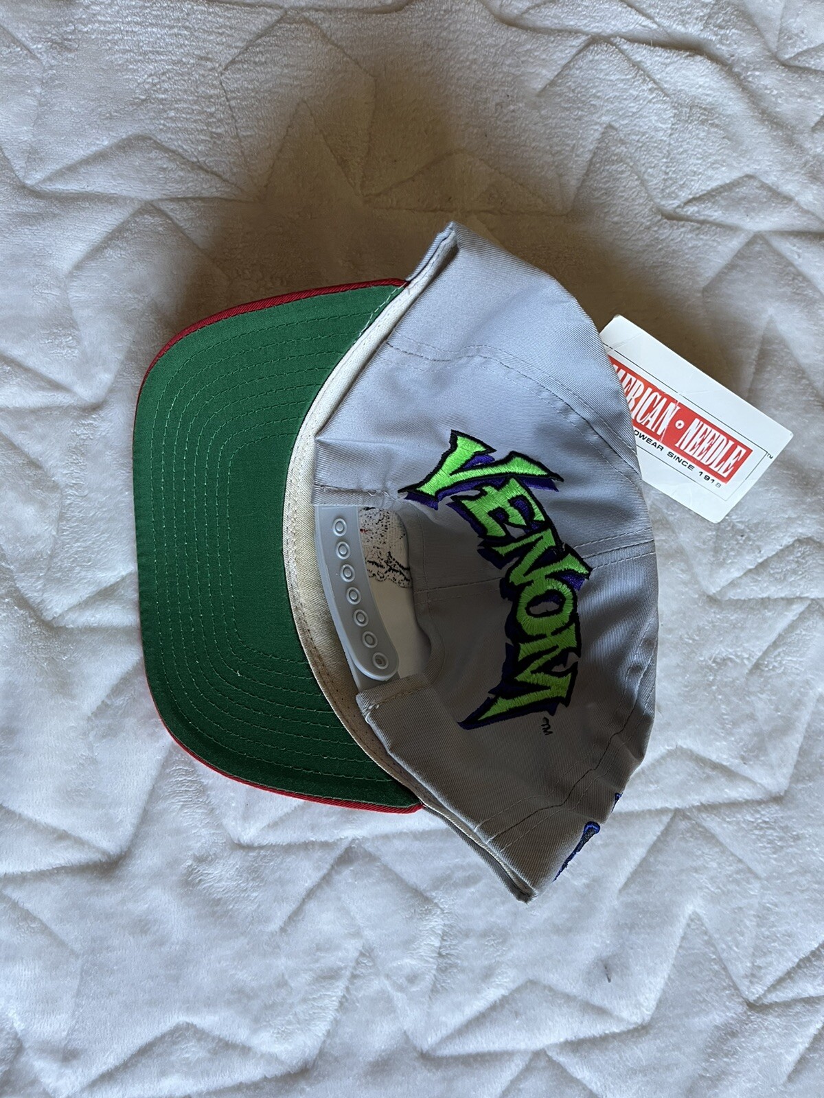 VINTAGE MARVEL BLOCKHEAD TOON SPIDER-MAN SNAPBACK HAT… - Gem