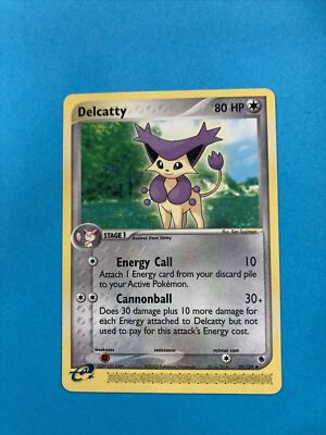 Pokemon TCG Delcatty EX Ruby & Sapphire 29/109 E-Series Regular ...