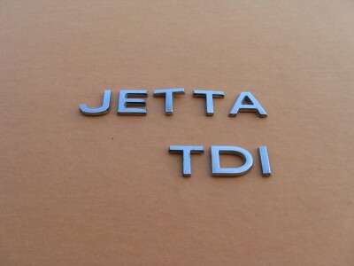 06 07 08 09 10 VW JETTA TDI REAR EMBLEM LOGO BADGE SIGN SYMBOL USED OEM ...