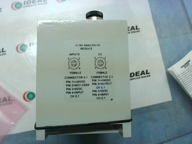 NUMATICS 239-2153 I/O MANIFOLD M12 4 CONNECTORS 0-10V SEE DESC #253988 ...