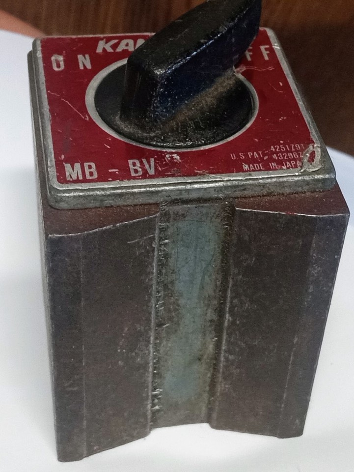 Vintage KANETSU # MB-BV Machinist Magnetic Base V Bottom | eBay
