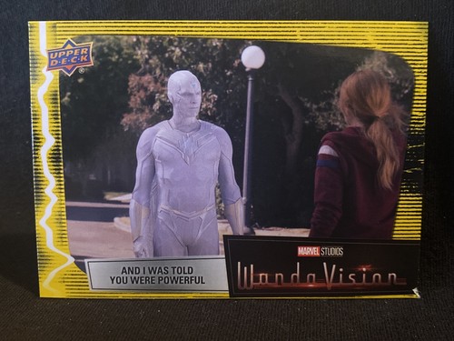Upper Deck Wanda Vision Mind Stone Yellow 78 And I Was Told You Were ...