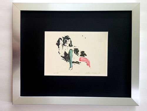 LEROY NEIMAN + FEMLIN + CIRCA 1990'S + SIGNED PRINT FRAMED | eBay