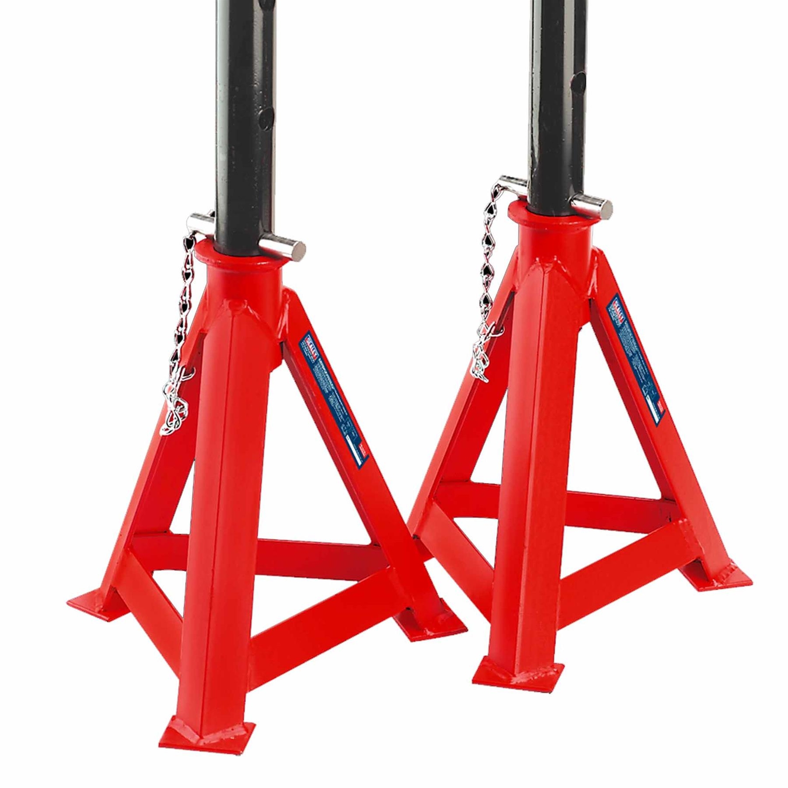 Axle Stands 10Ton Lifting Capacity Stand Heavy Duty Car Caravan Floor ...