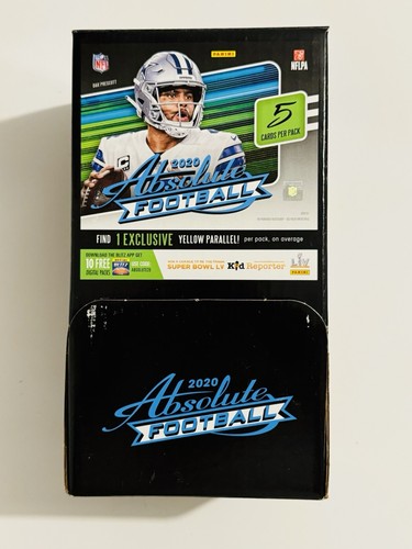 NFL Panini 2020 Absolute Football Trading Card GRAVITY FEED Box [48 ...