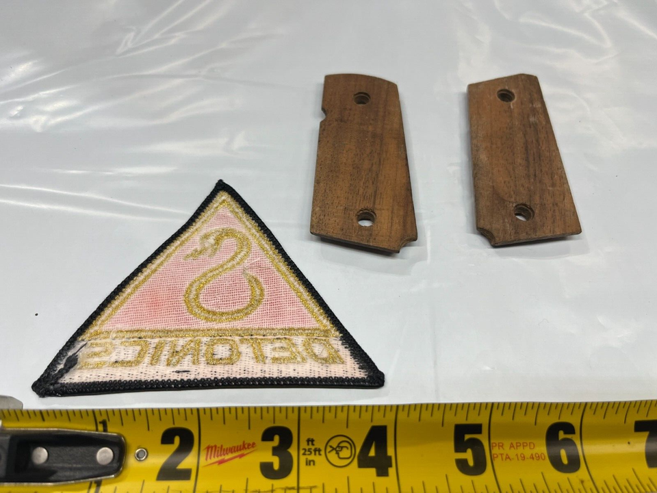 Detonics Combat Master Grips & Patch | eBay