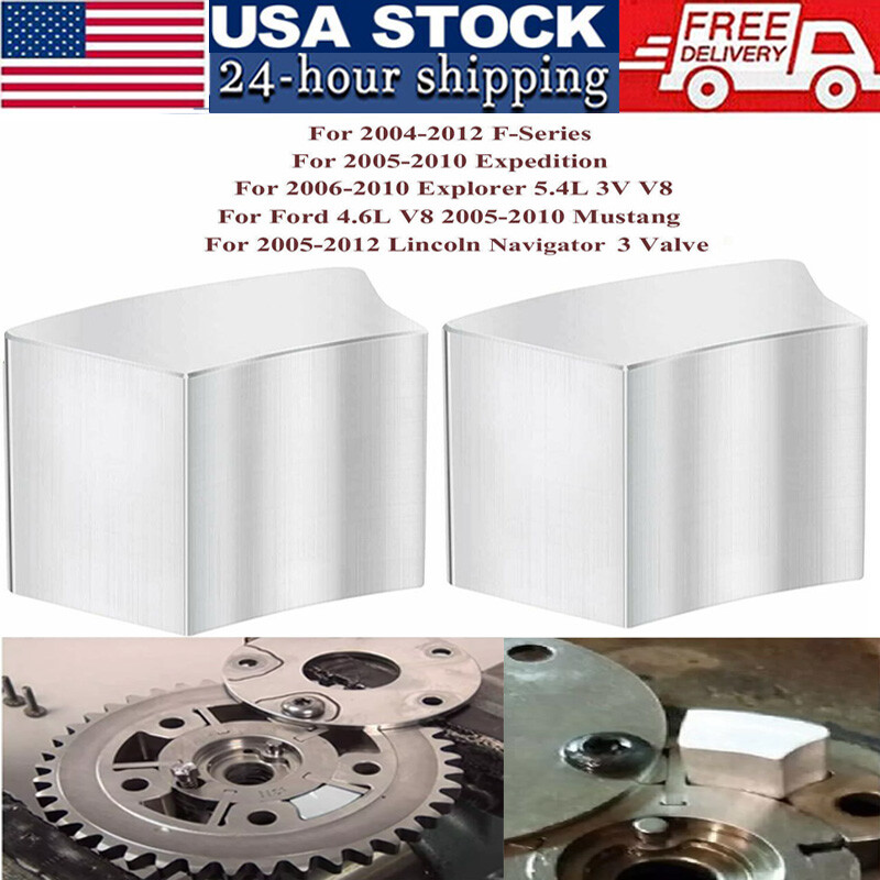 Cam Phaser Delete Lockout Aluminum Block Fit Ford 4.6L 5.4L 6.8L 3V ...