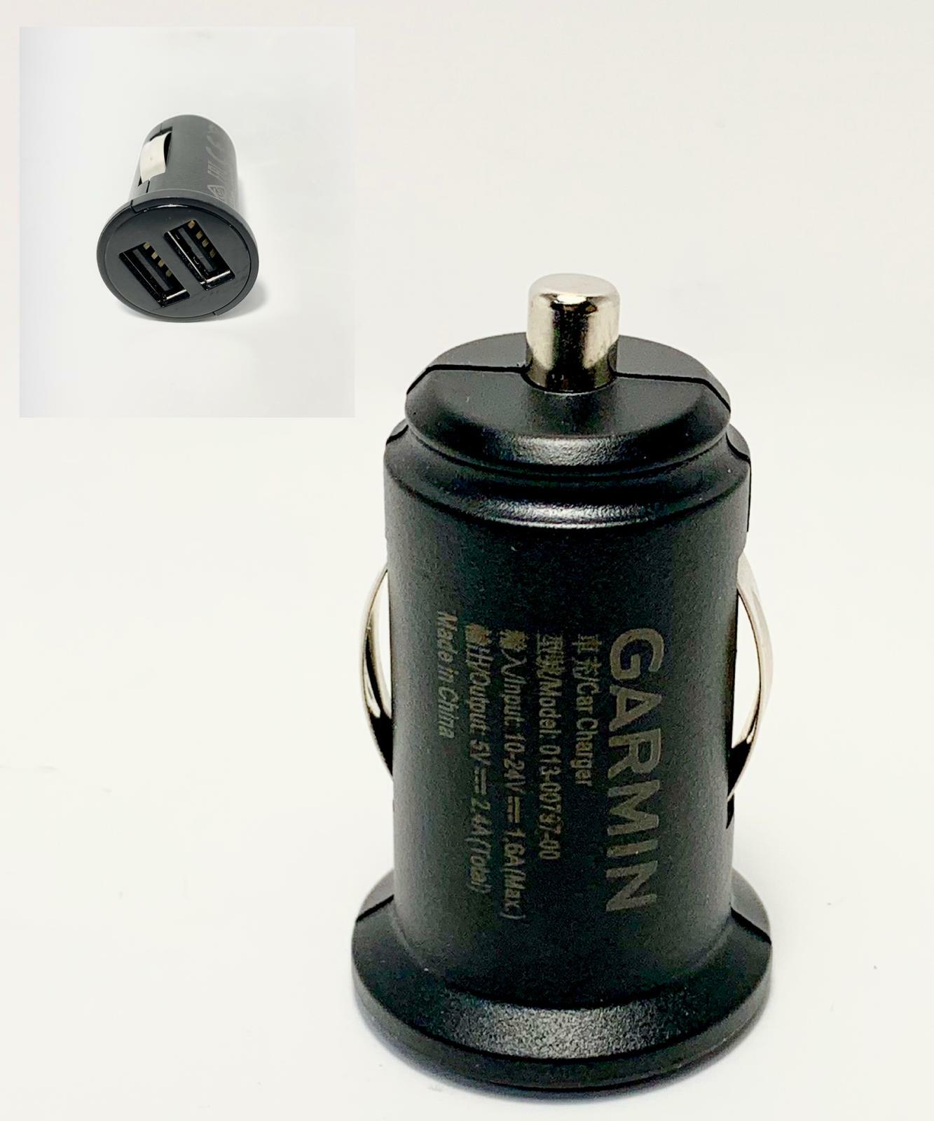 Genuine Garmin Dual USB Port Car Charger Adapter For DashCam SatNav ...