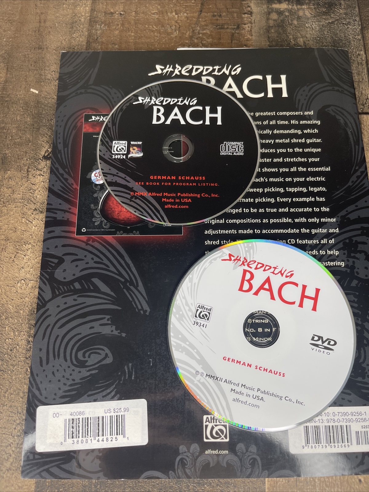 Shredding Bach : Heavy Metal Guitar Meets 10 J. S. Bach Masterpieces ...