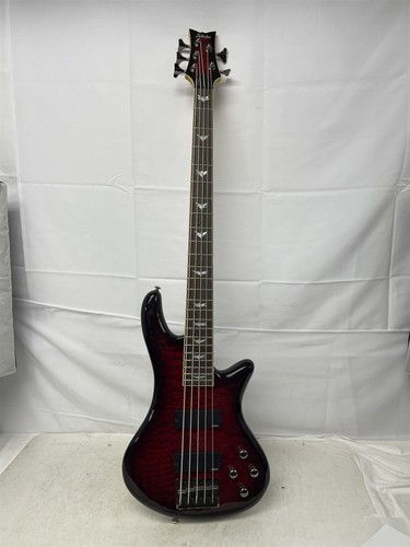 Schecter Diamond Series Stiletto Extreme-5 5-String Red Burst Bass ...