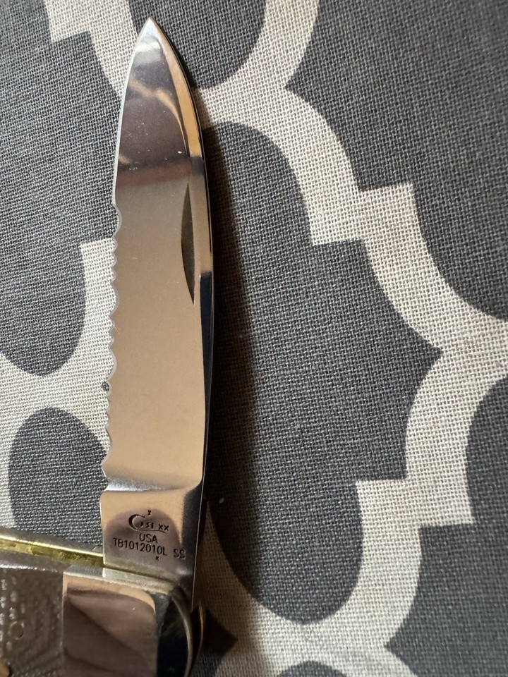 🔥 2018 CASE XX TB2010L Earth Brown Tony Bose Tribal Lock Pocket Knife ...