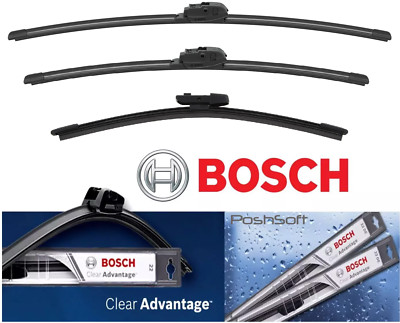 Set of 3 Bosch Wiper Blade Left + Right + REAR For 2018 - 2023 ...