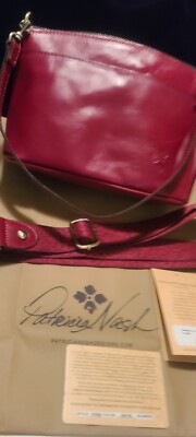 Patricia Nash Marcie Leather Crossbody Bag Ruby Red NWT | eBay