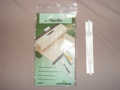 Durable Flexifix self-adhesive filing strip fasteners 6916 - 27 Packs ...