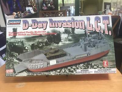 Lindberg D-Day Scale Model Bundle 3 Complete Kits L.C.V.P. L.S.T. L.C.T ...
