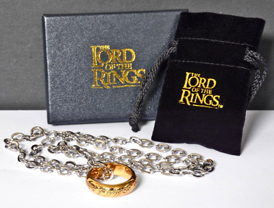 Lord of the Rings THE ONE RING Necklace, New & Boxed. By The Noble ...