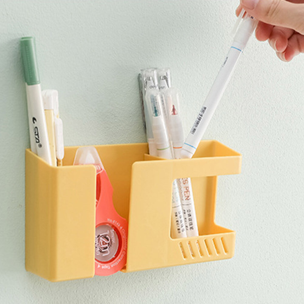 Phone Charge Organizer Wall Mounted Punch Free Remote Control Rack ...