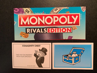 Monopoly Rivals Edition COMMUNITY CHEST CARD Take Any One Property 2020 ...