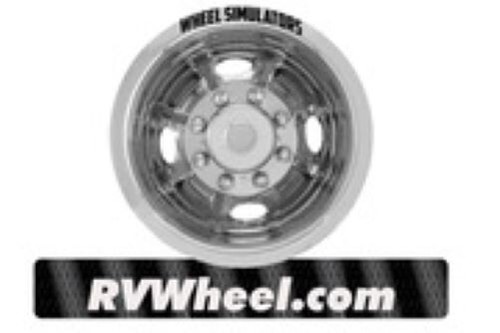4 fits Sprinter Van 2007-2024 16" Dual Steel Wheel Simulators Dually ...