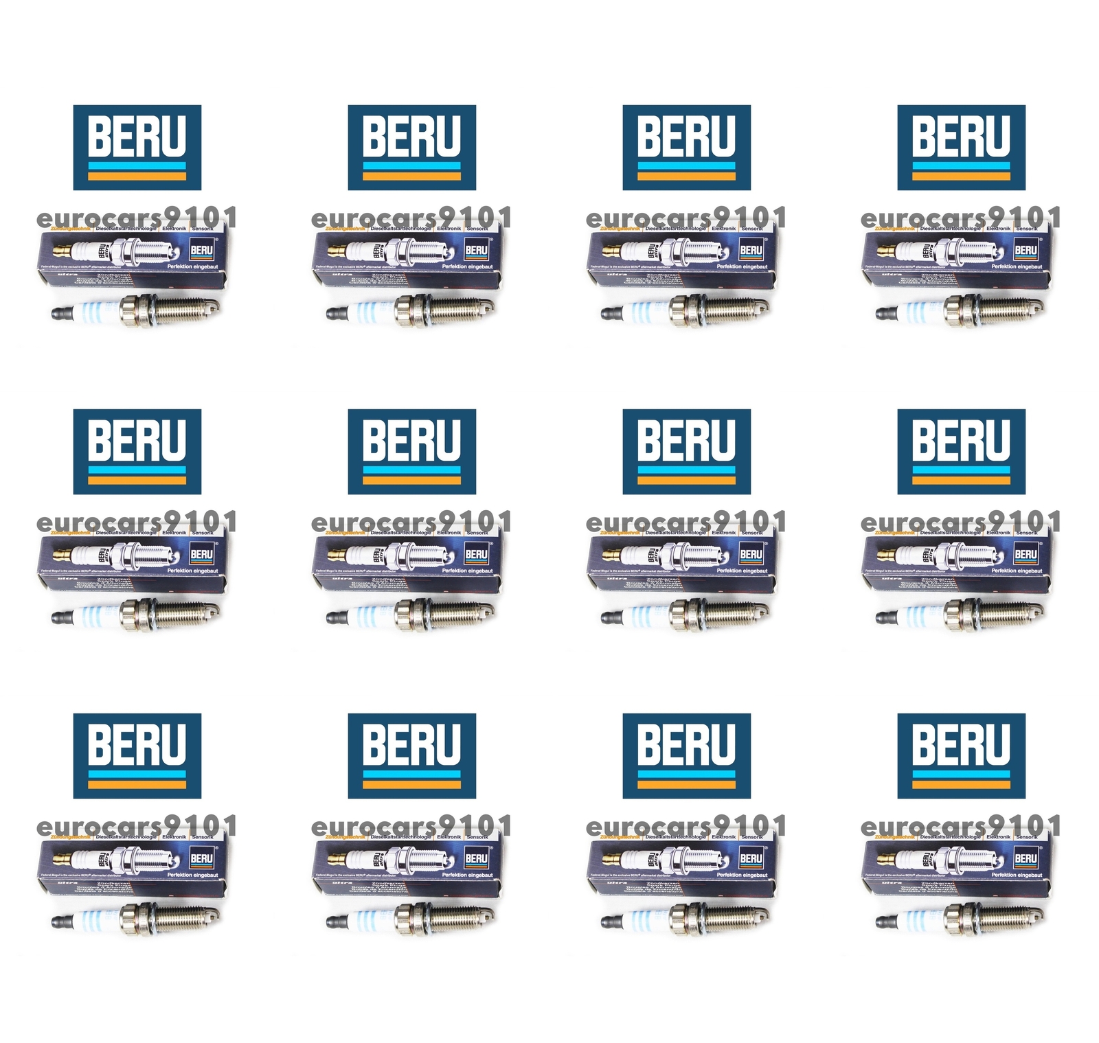 Set of 12 Mini Beru Spark Plugs Z332 12122293697 | eBay