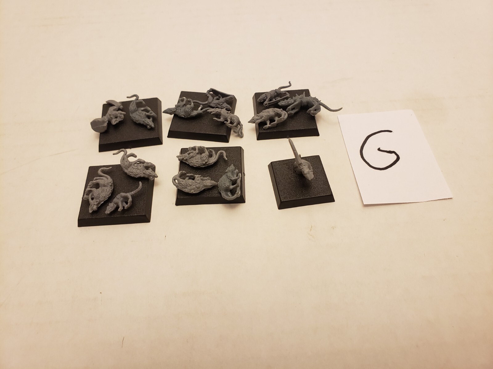 SKAVEN Giant Rat Lot of (15)(G) OLDHAMMER WARHAMMER Fantasy AOS OOP ...