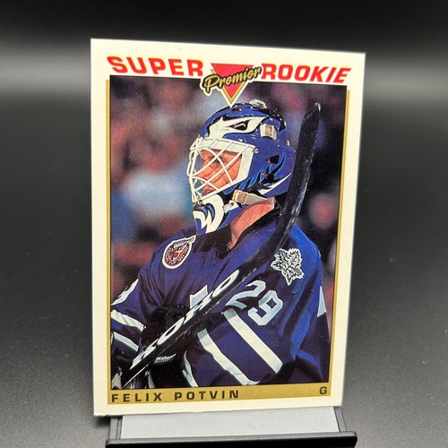 1993-94 Topps Premier #126 Felix Potvin Super Rookie Toronto Maple ...