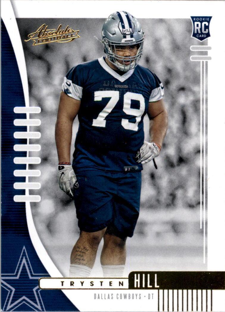 2019 Panini Absolute - Rookie Trysten Hill #173 Yellow (RC) for sale ...