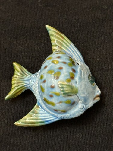 Vintage Original By Robert Fish Brooch Pin Enameled | eBay