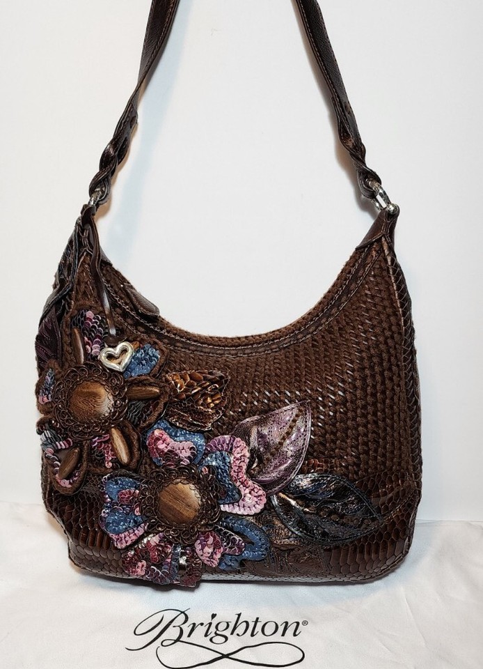 BRIGHTON MILA MULTI MEDIA MASTERPIECE COLLECTION SHOULDER HANDBAG PURSE ...