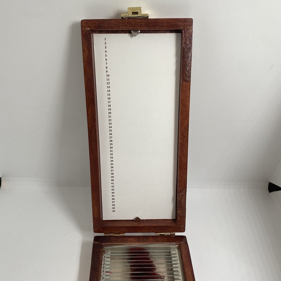 Dexter Trophy Slide Case Box Prop Excellent Blood Slide Box Autograph ...