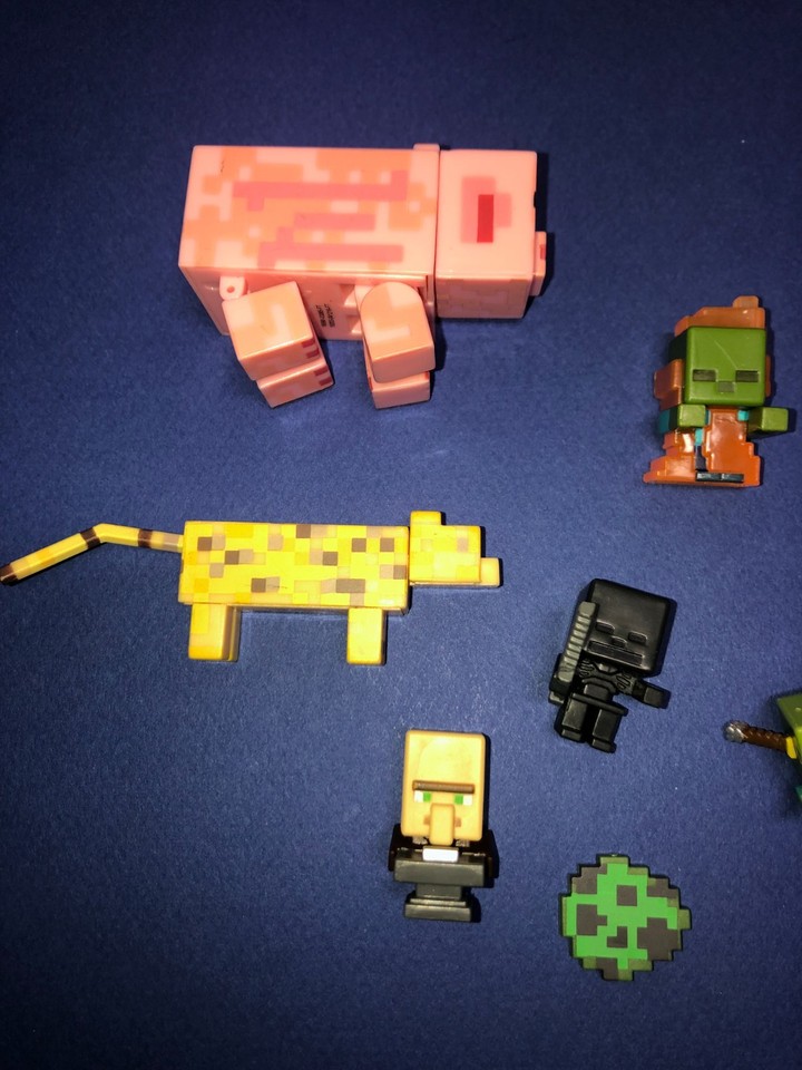 Minecraft Toy Figure Bundle Mixed Lot Blocks Etc Bundle Job Lot no 3 ...