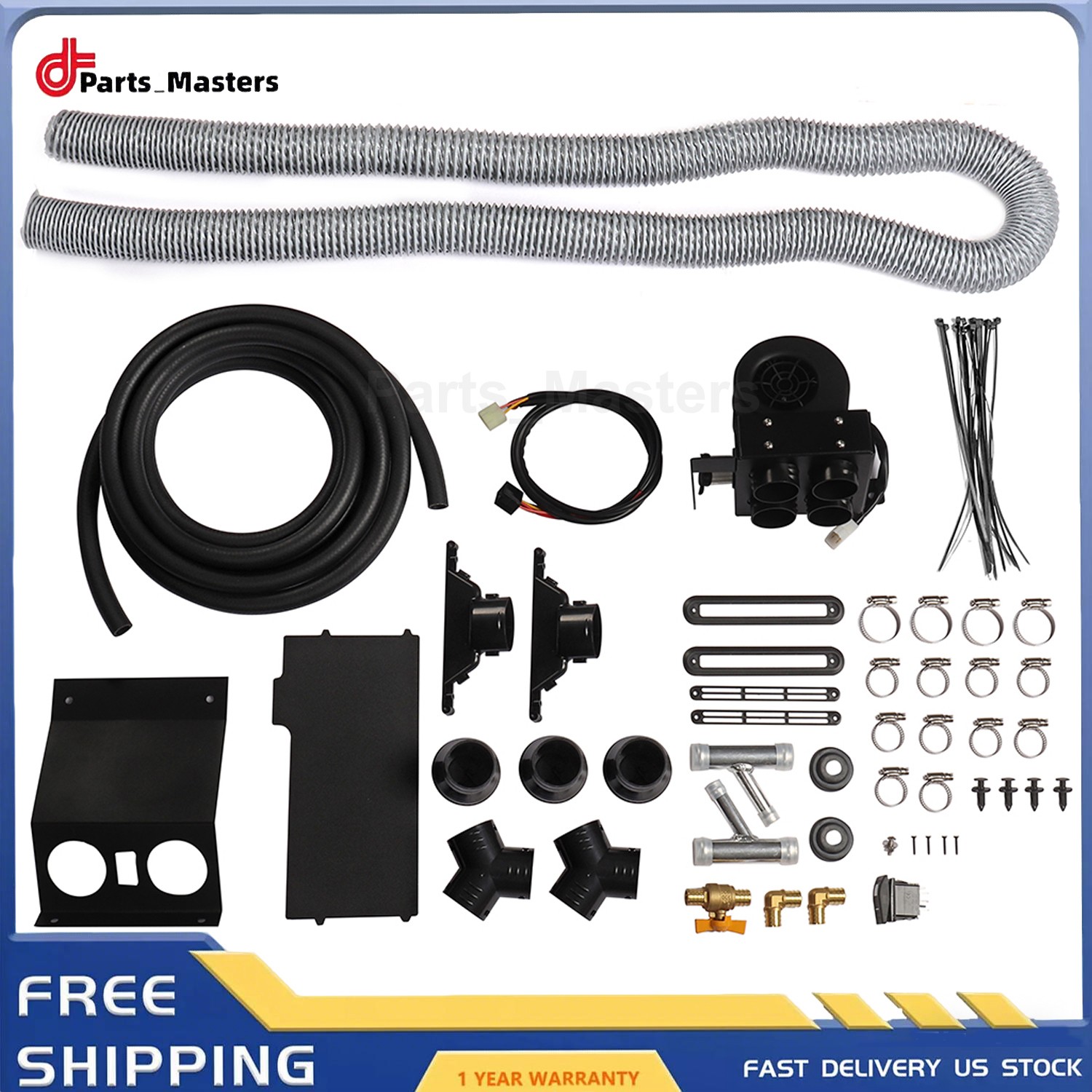 SSHK621-00 Cab Heater Kit W/ Defrost Vents For Can-Am Defender 2016 ...