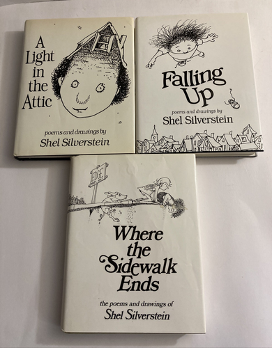 Shel Silverstein Book Lot Where The Sidewalk EndsFirst Edition 1st ...