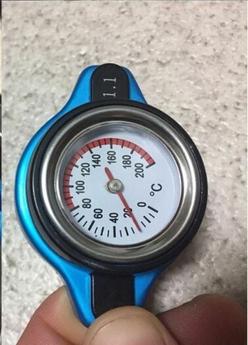 1.1 Bar Thermostats Radiators Cap Cover Water Temperature Gauge ...