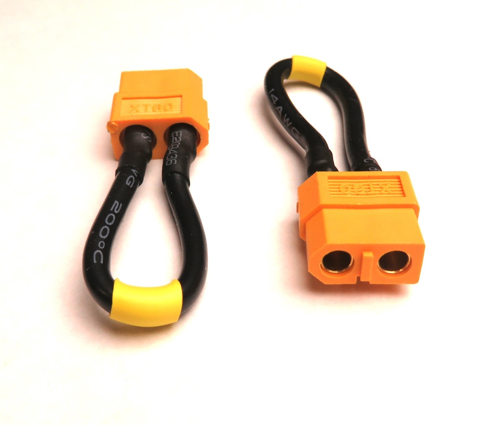 QTY-(1,2,3) Female XT60 Jumper Battery Eliminator Shorting Plug 12 AWG ...