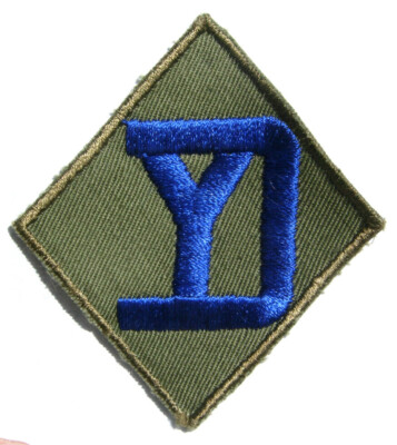 WW2 Large Size 26th Div Shoulder patch - US Army - Twill - Yankee ...